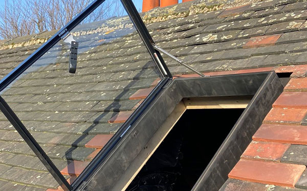 Installation of Access Window in Staincross, Barnsley, South Yorks ...